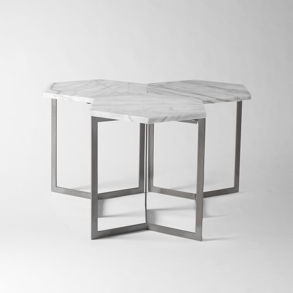 Hex Side Table a Steel West Elm Australia